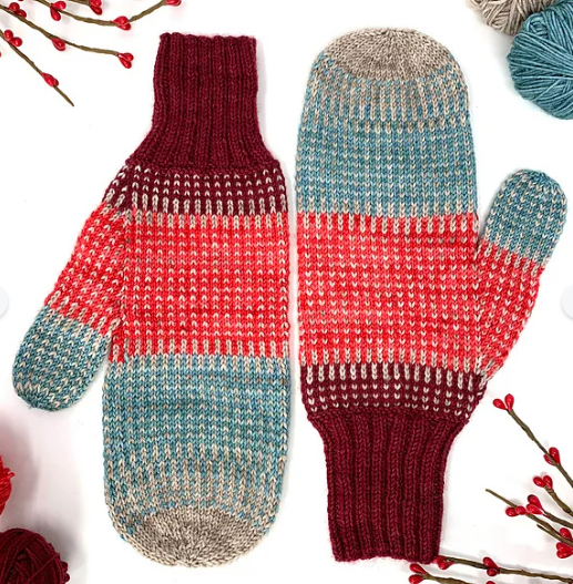 Leading Men Fiber Arts - Rocket Mittens Yarn Set – Fox River Fibers